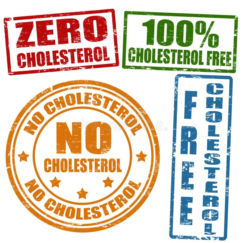 No cholesterol stamps stock vector. Illustration of diet - 30207319