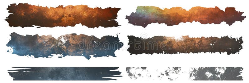 Set of Grunge-style Strike-through and Underline Elements, Adding a ...