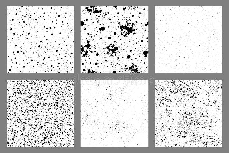 Set of Dust Texture Vector Seamless Patterns. Stock Vector ...