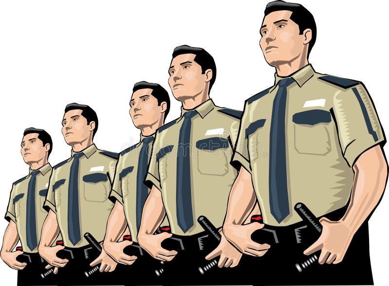 Security Guards team stock vector. Illustration of logos - 15965684