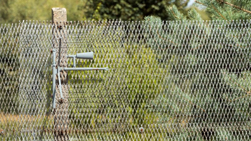 Set Gun at the Former Inner German Border Stock Photo - Image of ...