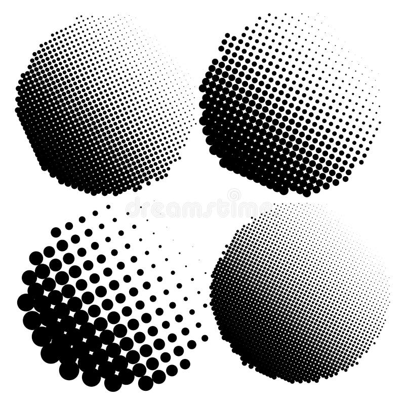 Stippling Shapes Stock Illustrations – 528 Stippling Shapes Stock ...