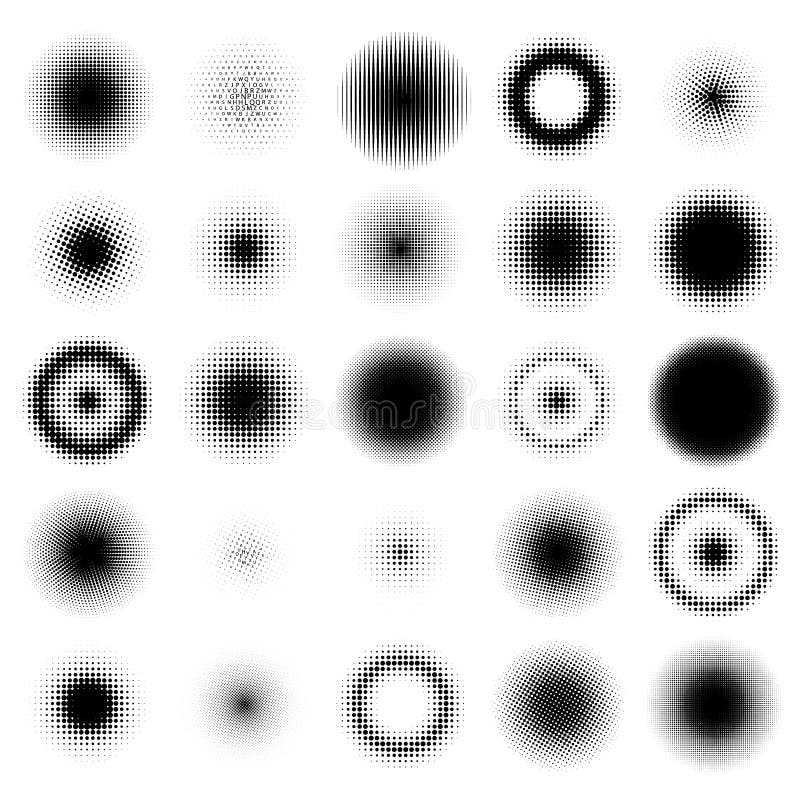 Set of Halftone Elements. Abstract Graphic Elements for Your Design ...