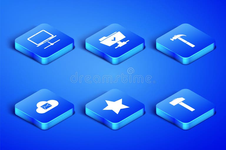 Set Hammer, Computer Network, Star, Cloud Mail Server, FTP Operation ...