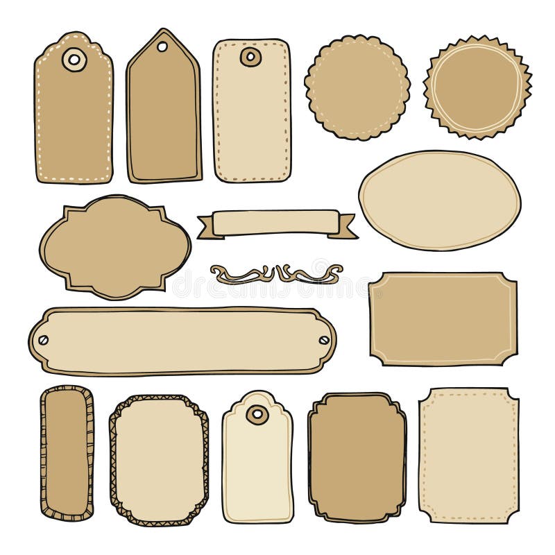 Vintage Blank Tags