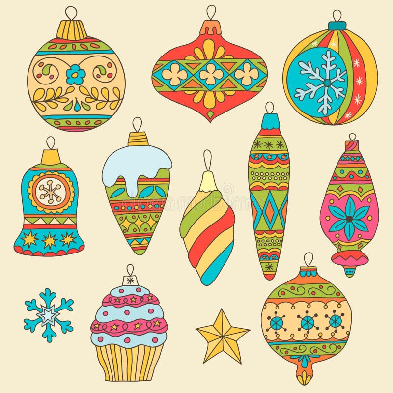 Christmas Tree As Technical Blueprint Drawing. Christmas Technical ...