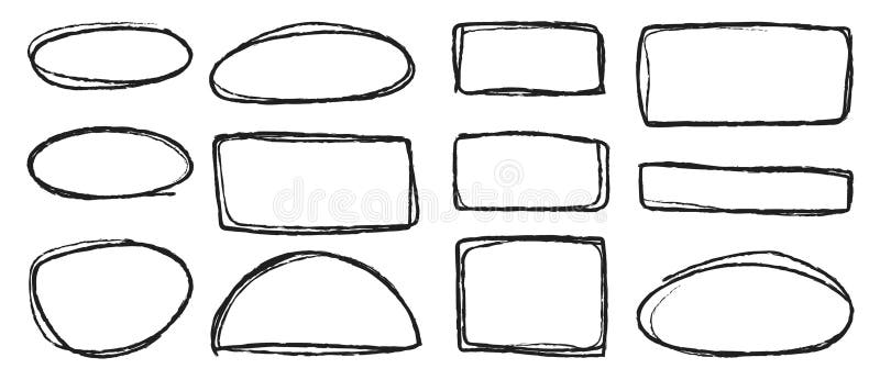 Marker Scratch Scribble Inrounder Stock Illustrations – 6 Marker ...