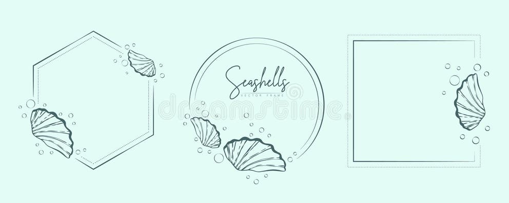 Shells Line Art Stock Illustrations – 3,115 Shells Line Art Stock ...