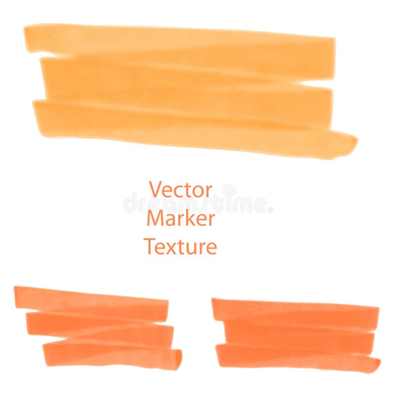 Set of Hand Drawn Marker Texture, Watercolor Effect, Spots for Design ...