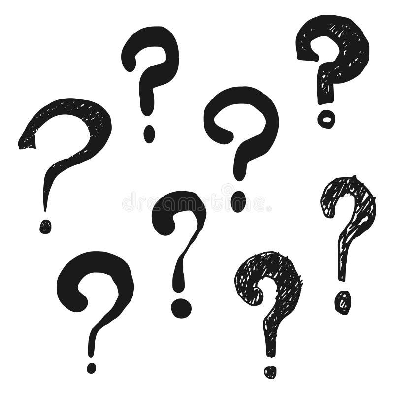 Set of Hand Drawn Question Marks. Doodle Questions Marks Stock Vector ... Set of Hand Drawn Question Marks. Doodle Questions Marks Stock Vector ...