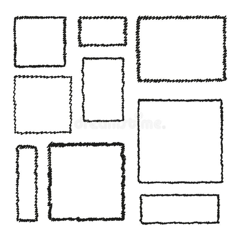 Sketched Square Stock Illustrations – 624 Sketched Square Stock ...