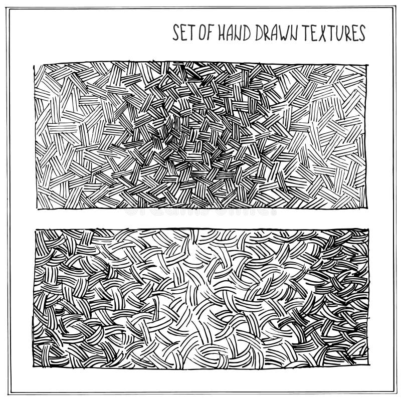 Set of Hand Drawn Textures stock vector. Illustration of line - 64467885