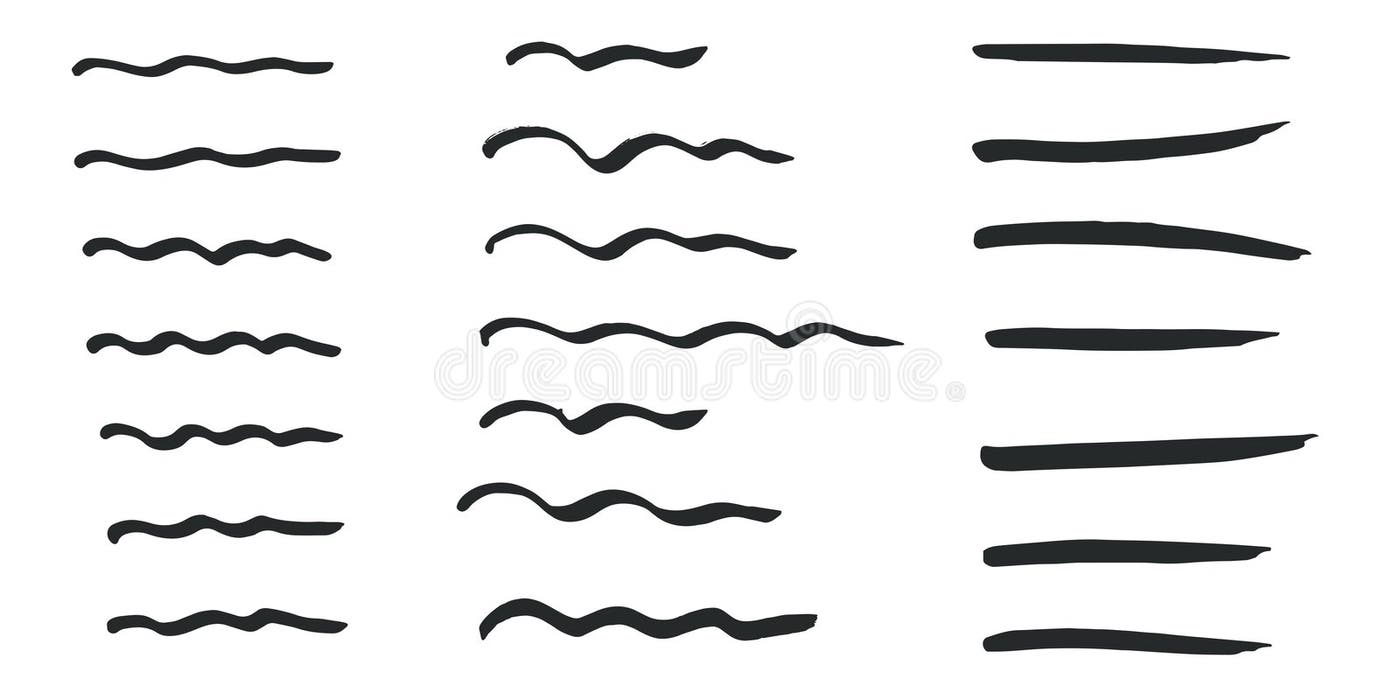 Underlines Stock Illustrations – 1,395 Underlines Stock Illustrations ...