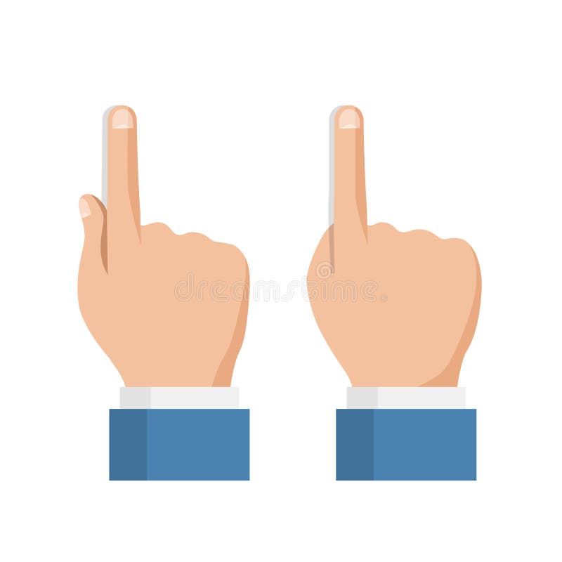 Set of Hand Icons,touch Screen Finger Stock Vector - Illustration of ...