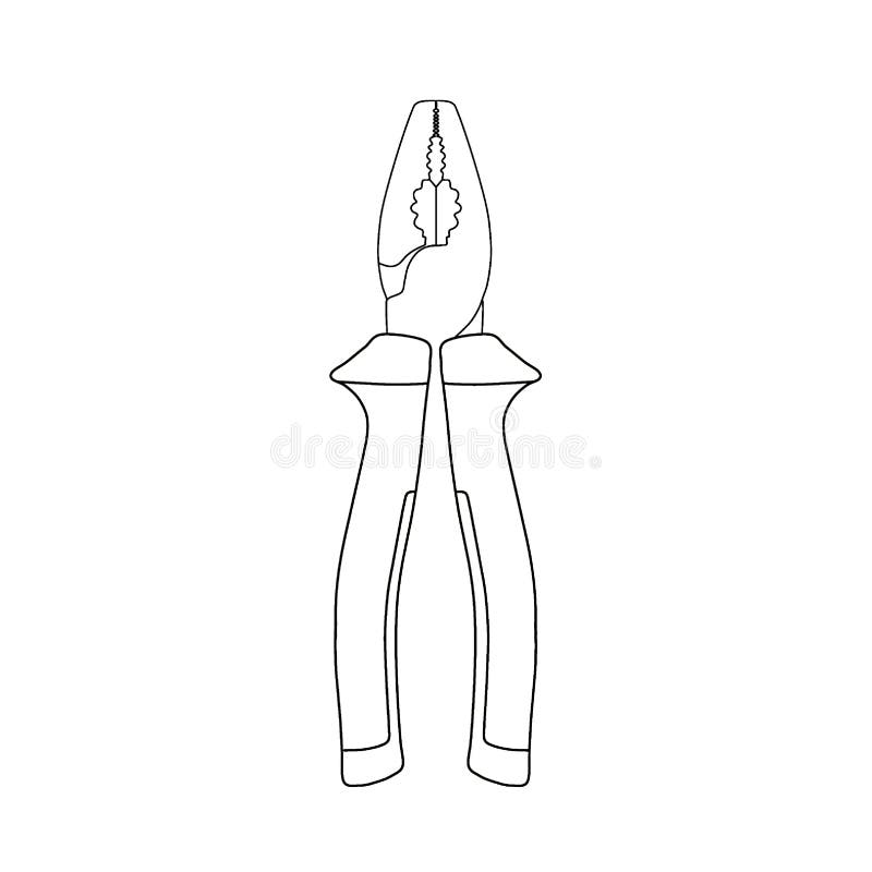 Pliers Side Cutters Stock Illustrations – 139 Pliers Side Cutters Stock ...