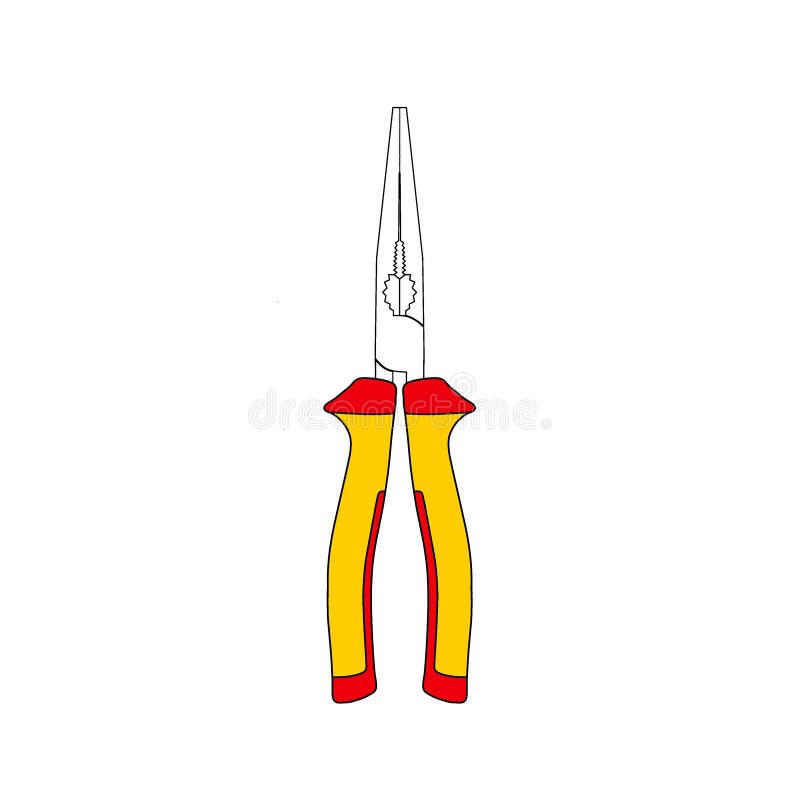 Pliers Side Cutters Stock Illustrations – 159 Pliers Side Cutters Stock ...