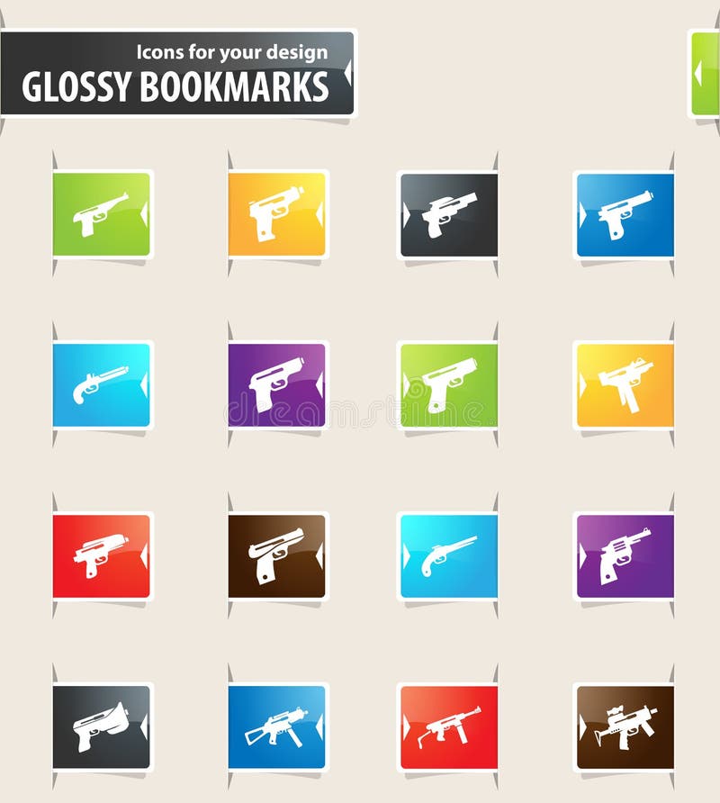 Set of hand weapons stock vector. Illustration of knife - 89125309