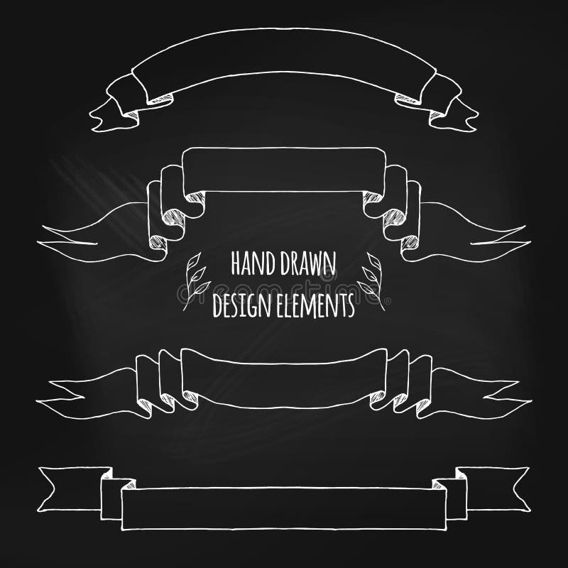 Bullet Journal Doodle Ribbons Set Stock Illustrations – 37 Bullet ...