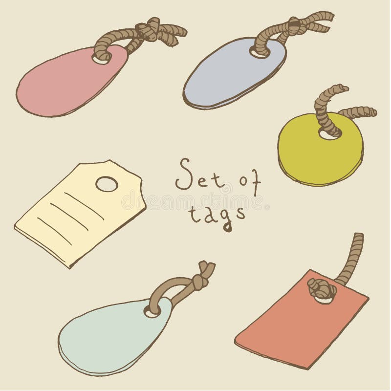Handdrown Tags Stock Illustrations – 2 Handdrown Tags Stock ...