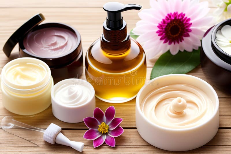 A Set of Handmade Natural Cosmetics. Stock Image - Image of beauty ...