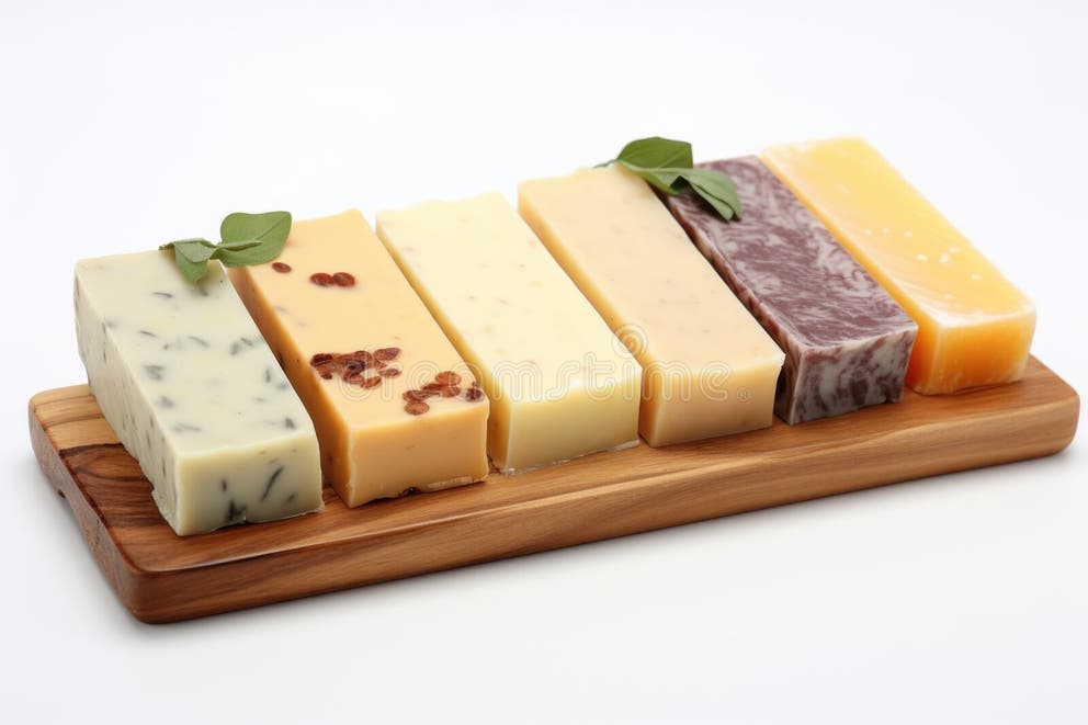 A Set of Handmade Soap Pieces Stock Illustration - Illustration of ...