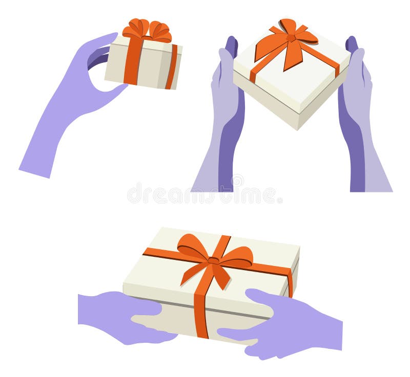 Hands Giving Gifts Stock Illustrations – 1,043 Hands Giving Gifts Stock ...
