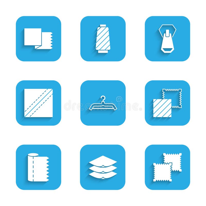 Set Hanger Wardrobe, Layers Clothing Textile, Textile Fabric Roll ...