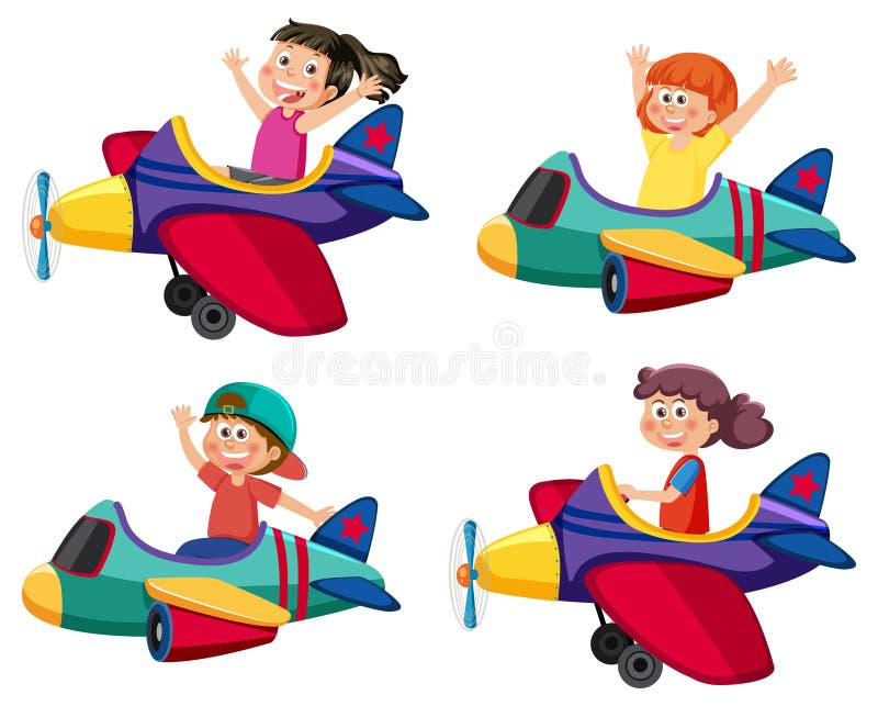 Riding Plane Cartoon Stock Illustrations – 388 Riding Plane Cartoon ...