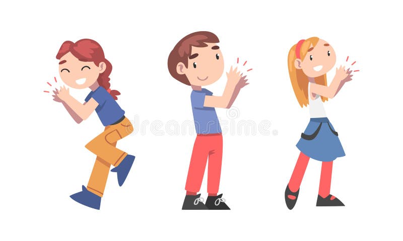 Kids Clapping Stock Illustrations – 127 Kids Clapping Stock ...