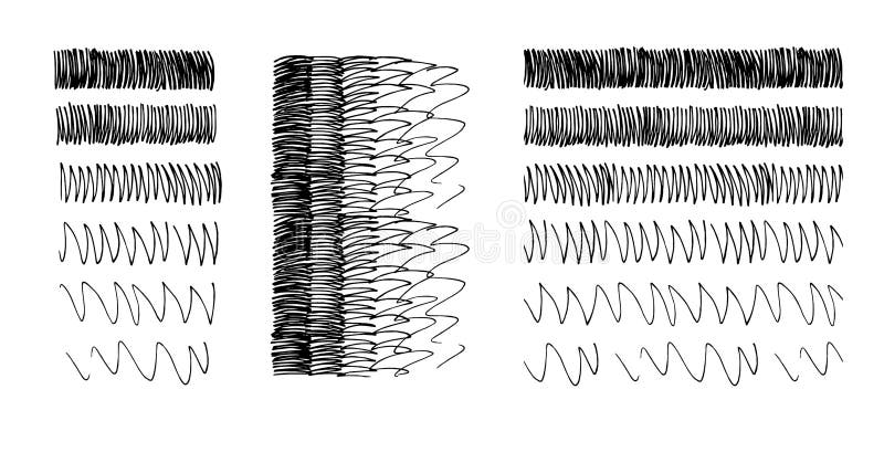 Set of Hatching Gradient Texture Stock Vector - Illustration of ...