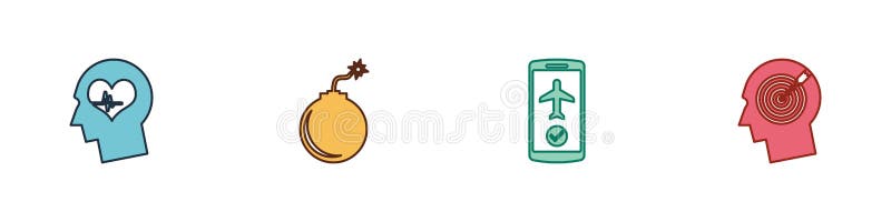 Set Head with Heartbeat, Bomb Ready To Explode, Flight Mode in the ...