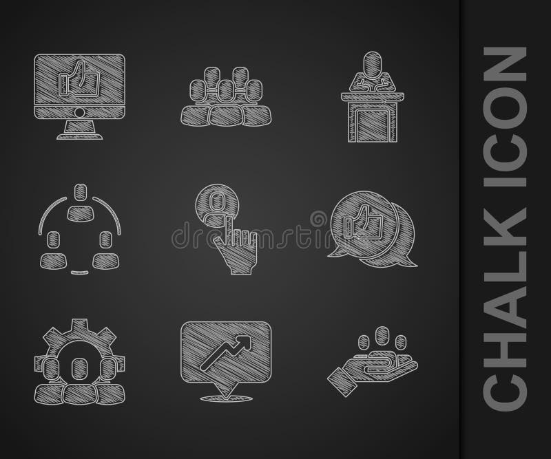 Set Head Hunting, Graph, Schedule, Chart, Hand for Search People, Like ...