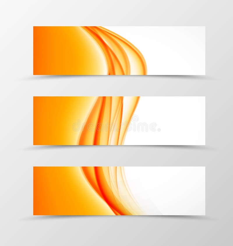 Set of Header Banner Digital Design Stock Vector - Illustration of ...