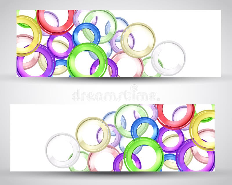 Set header card design stock vector. Illustration of shape - 24313602