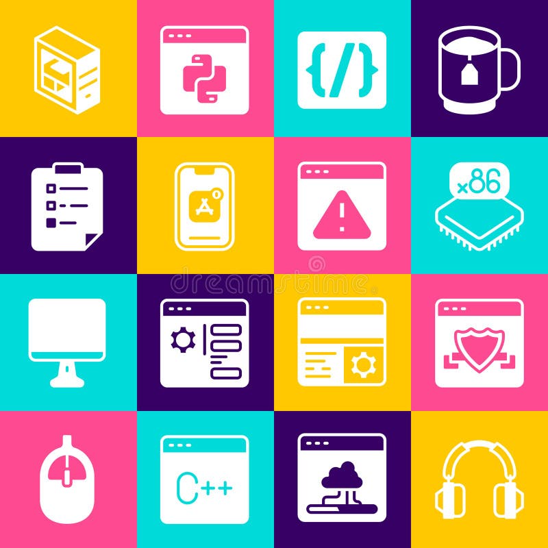 Mobile Application Programming Language Stock Illustrations – 3,048 Mobile Application ...