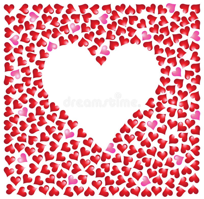 Set of hearts stock vector. Illustration of heart, card - 17091784