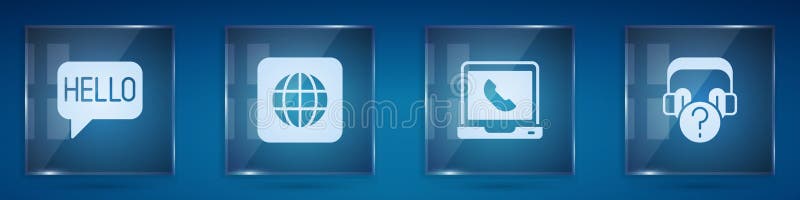 Set Hello in Different Languages, Worldwide, Telephone 24 Hours Support ...