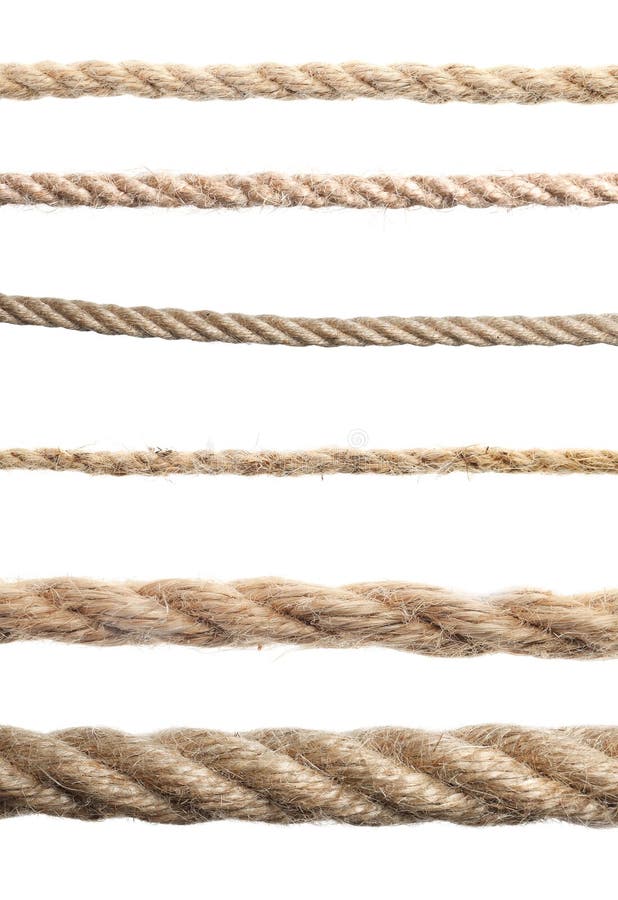 Set of Hemp Ropes on Background Stock Photo - Image of jute, sailing ...