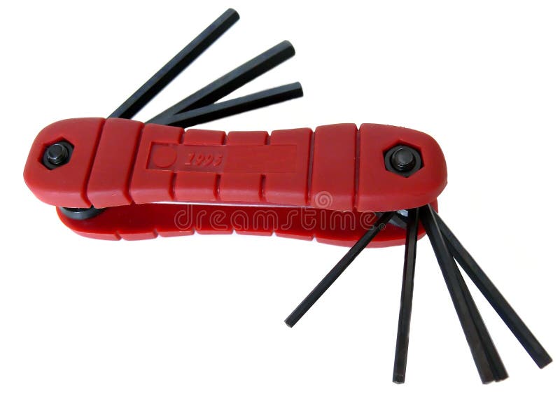 Set of hex keys stock image. Image of tighten, toolbox - 1670445