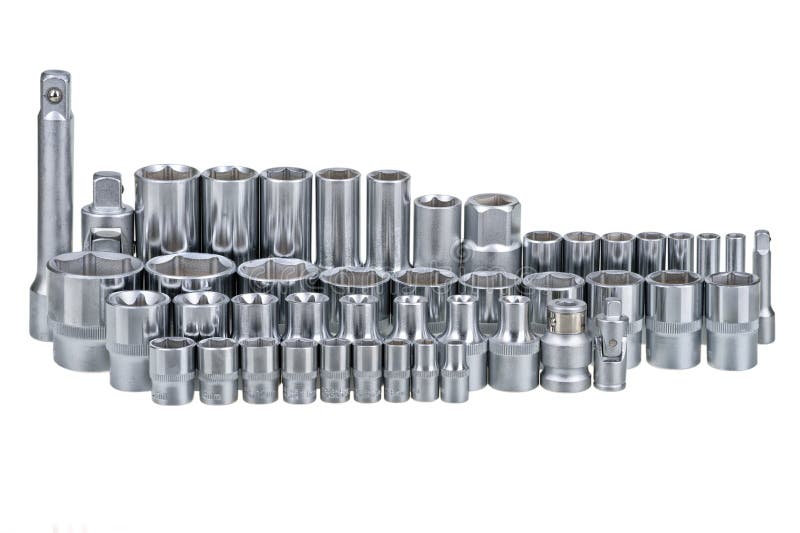 Set of hex sockets stock photo. Image of industry, steel - 337523042