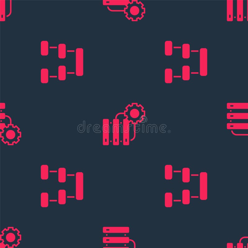 Set Hierarchy Organogram Chart and Server and Gear on Seamless Pattern ... Set Hierarchy Organogram Chart and Server and Gear on Seamless Pattern ...