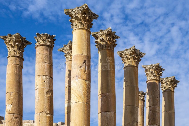 Set of historical columns stock image. Image of middle - 172473507