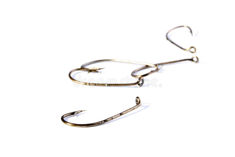 Set of hooks stock image. Image of metal, catch, shiny - 11611243
