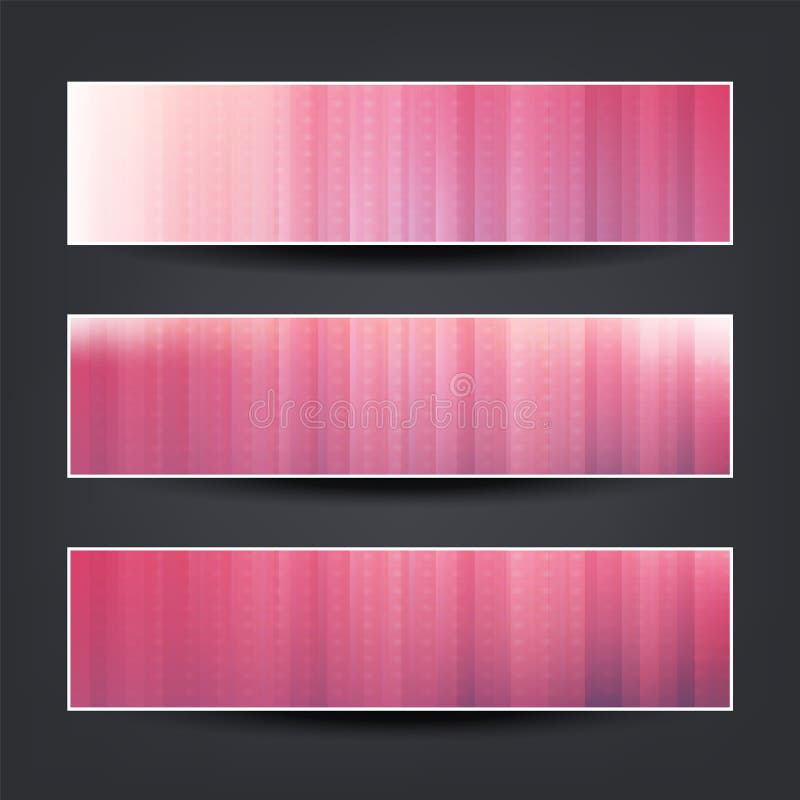 Set of Horizontal Banner or Header Designs for Your Business with ...