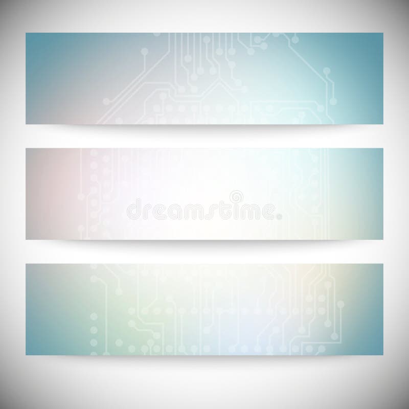 Web Headers, Set of Banners Stock Vector - Illustration of clean ...