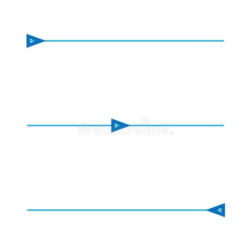 Set of Horizontal Lines, Settings Icon on White Backgroud, Line Style ...