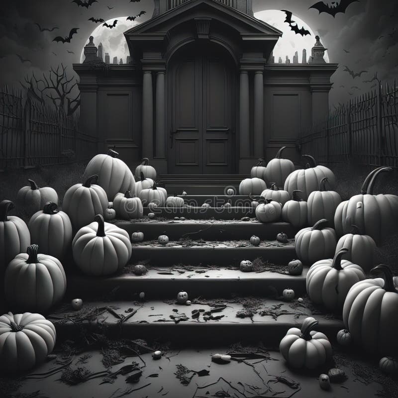 Comic Halloween Vector Illustration Poster Template Stock Illustration ...