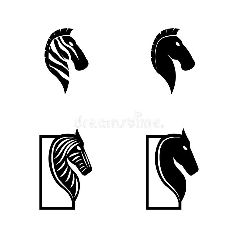 Horse 2 stock vector. Illustration of simple, logo, animal - 273342183