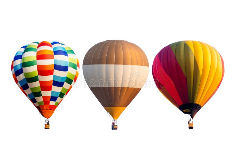 1,580 Image Colorful Balloons Hot Air Balloon White Background Stock ...
