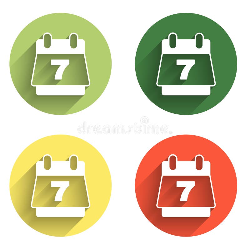 Calendar and red circle stock vector. Illustration of time - 222346540